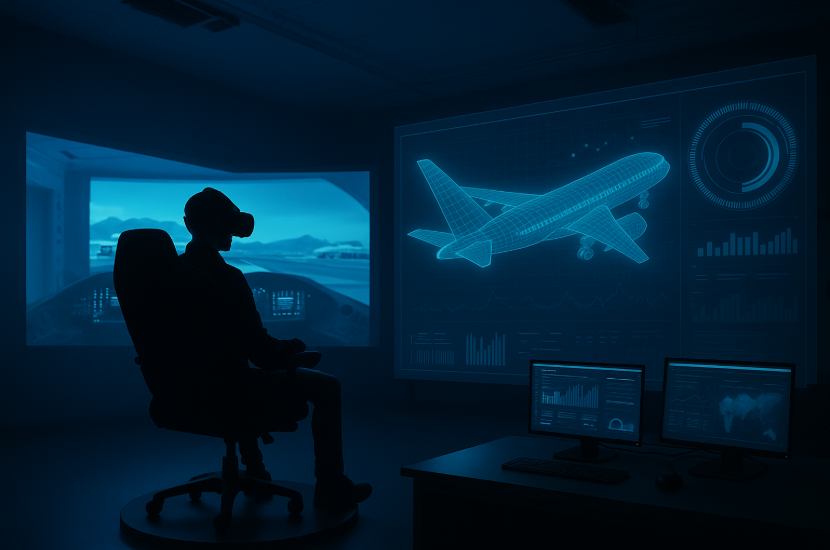AI and VR in Pilot Training: Impact and Challenges